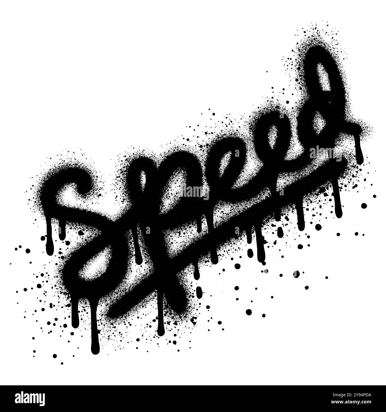 Graffiti art message in Cut Out Stock Images & Pictures - Alamy