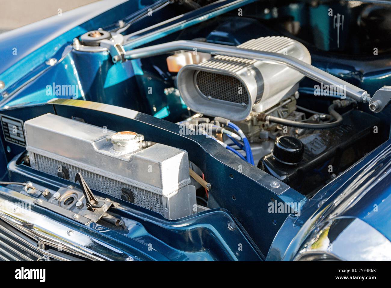 Ford Zephyr engine at Samlesbury Hall Stock Photo - Alamy