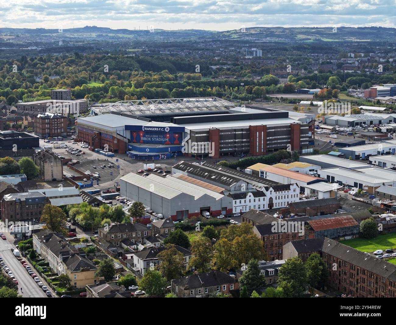 Ibrox stadium view hi-res stock photography and images - Alamy