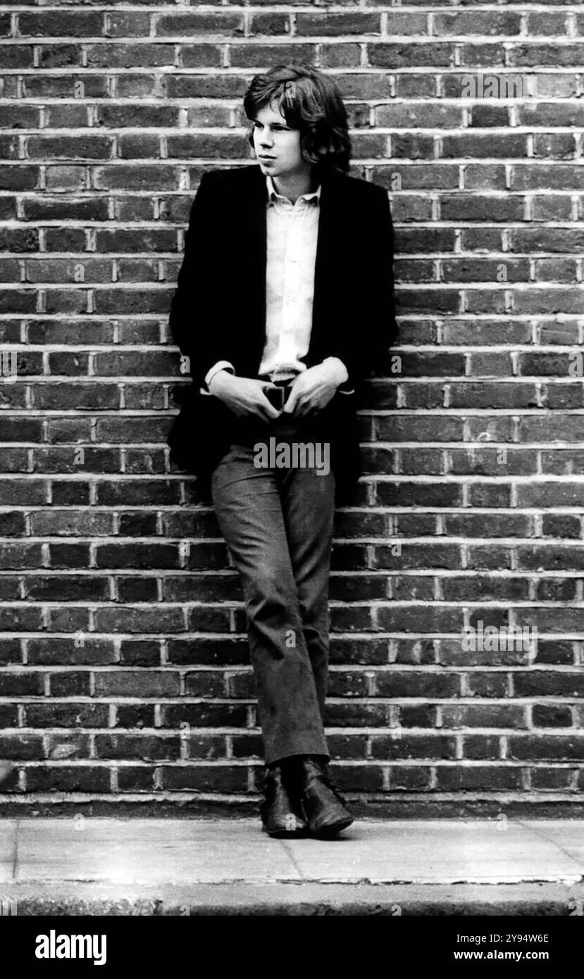 Nick Drake. Portrait of the English musician, Nicholas Rodney Drake ...