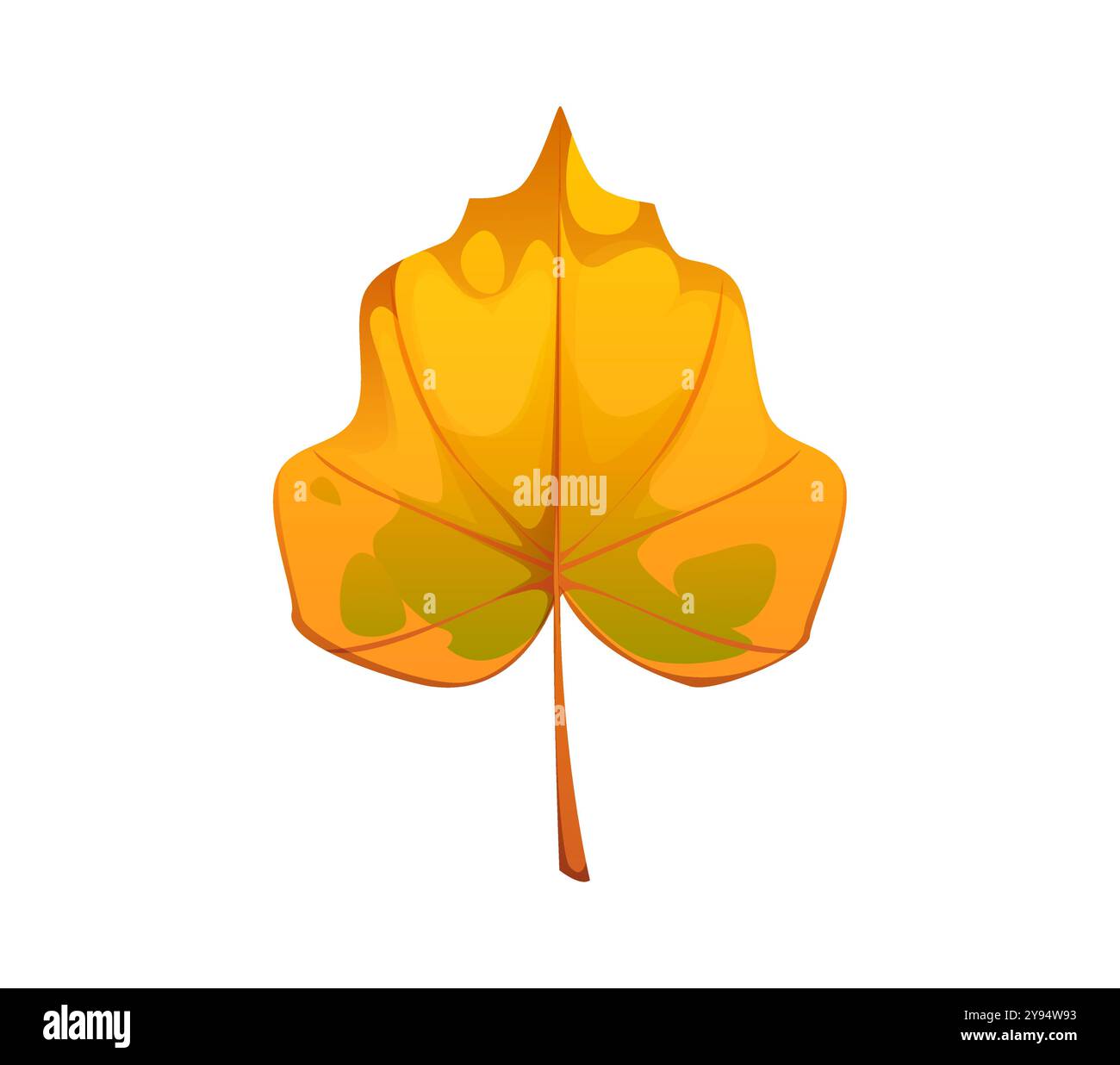 Green leaves with yellow veins Stock Vector Images - Alamy