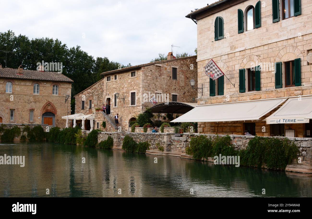 The Baths of St. Catherine. Piazza delle Sorgenti. Bagno Vignoni. San ...
