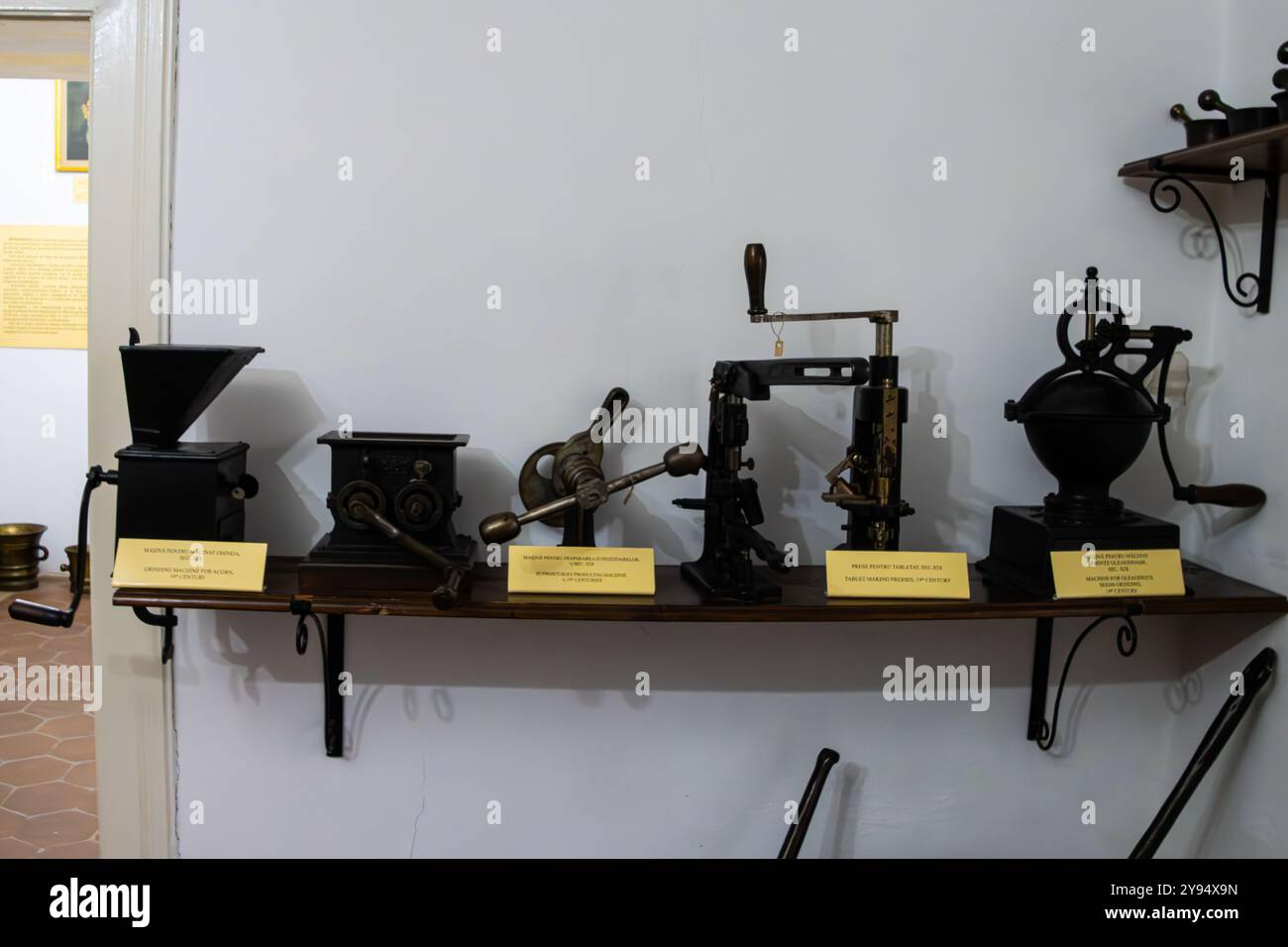 Old pharmaceutical instruments from the 19th century at the Pharmacy ...
