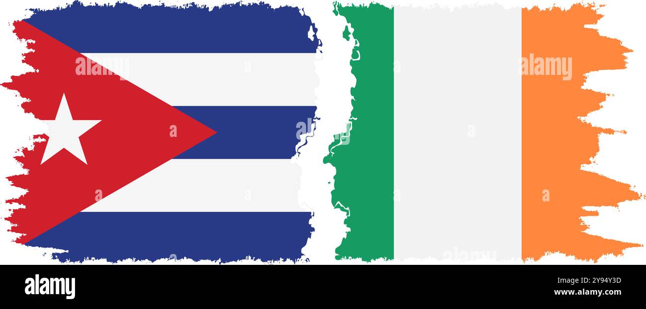Cuba ireland flag Stock Vector Images - Alamy