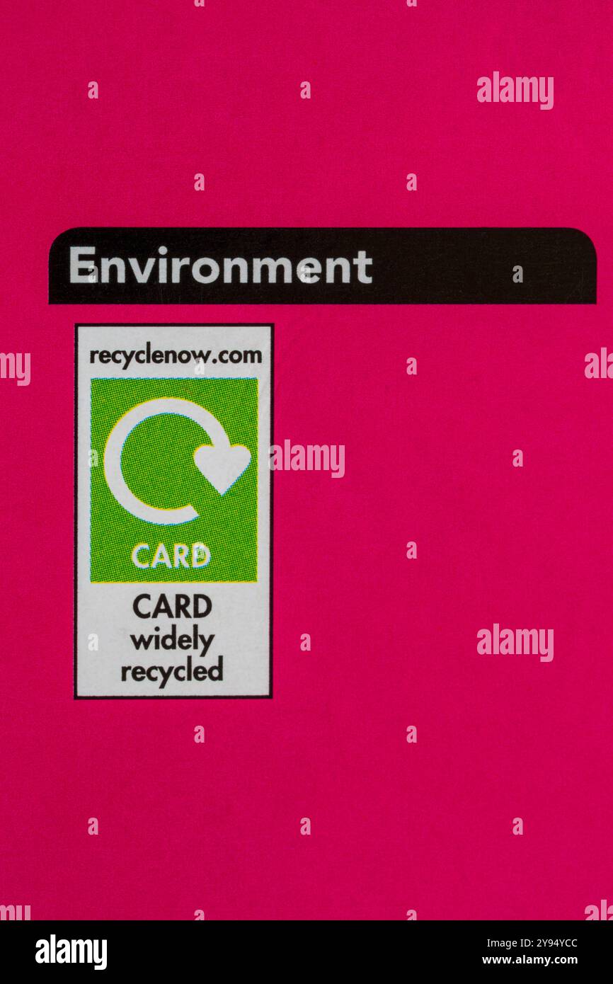 recycle card widely recycled recycling logo symbol information for the ...