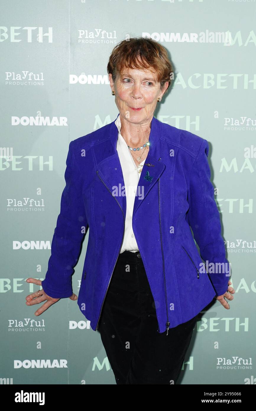 Celia Imrie attends the West End opening night of Macbeth at the Harold ...