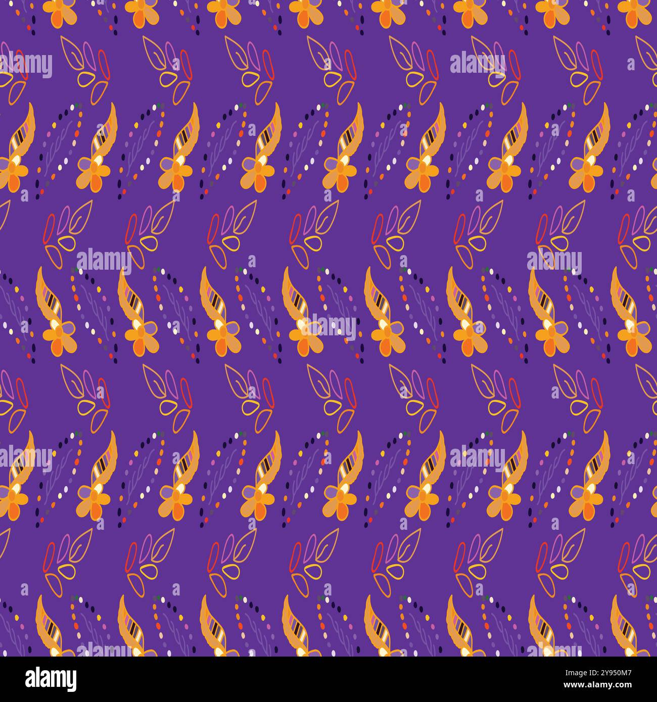 Textile seamless pattern design and wallpaper. Vector illustration ...
