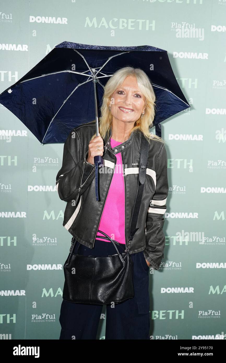 Gaby Roslin attends the West End opening night of Macbeth at the Harold ...