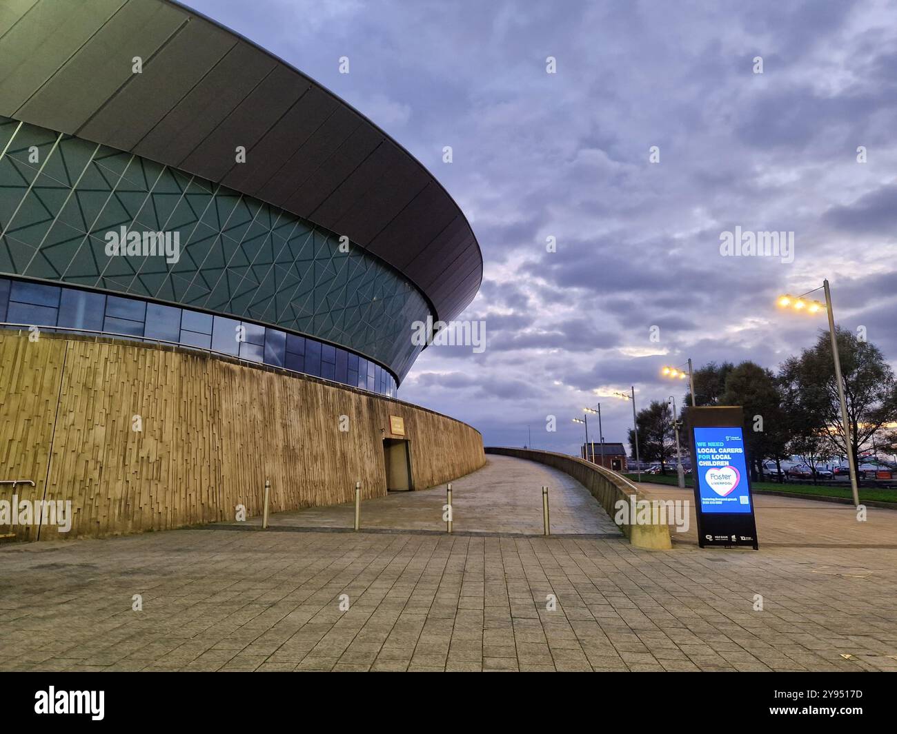Modern arena in Liverpool, UK Stock Photo - Alamy