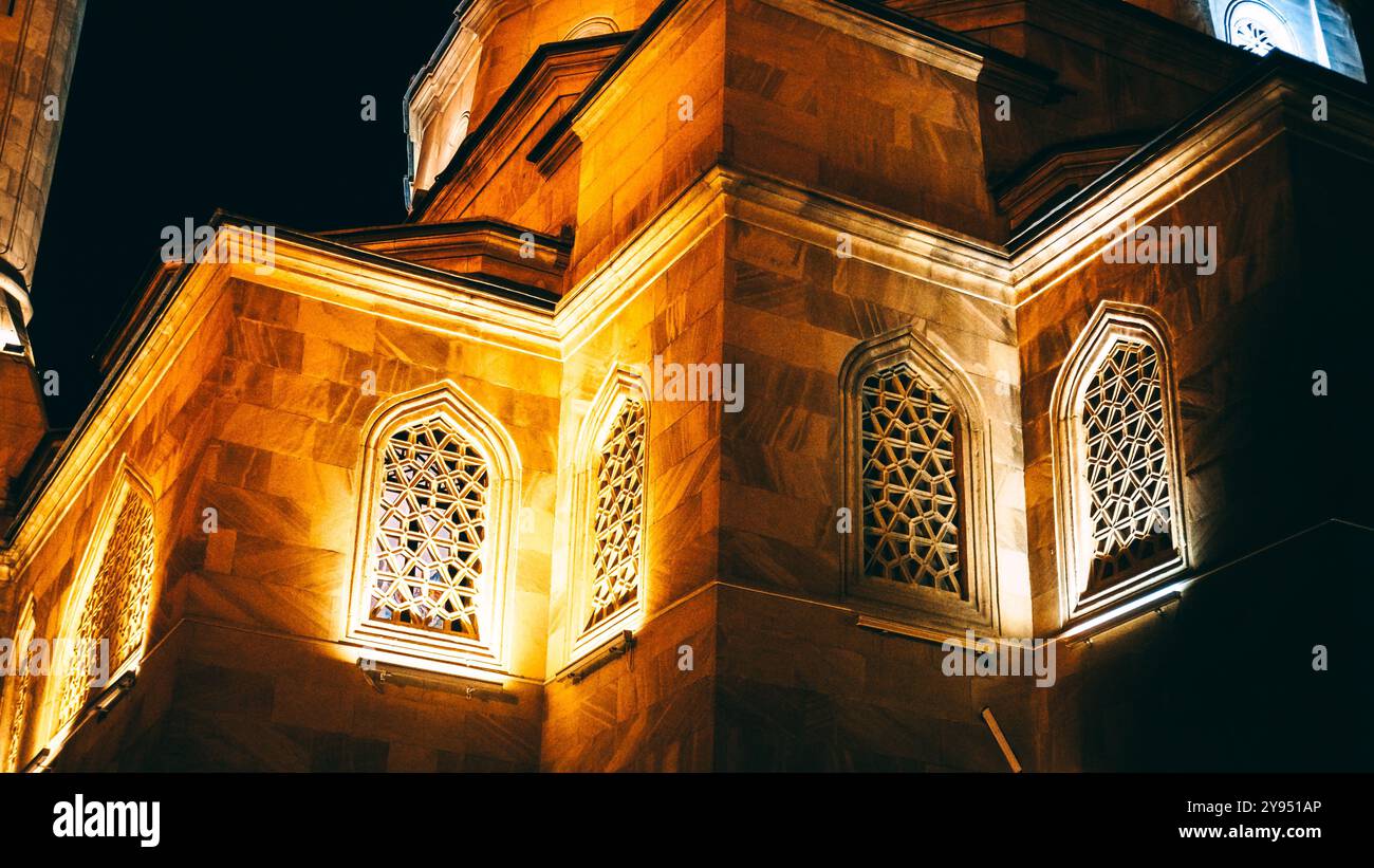 Night Capture of Cityscape. Baku, Azerbaijan Stock Photo - Alamy