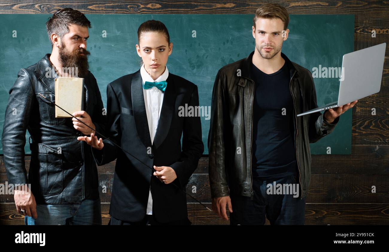 Group people of different age students at courses. Group of different ...