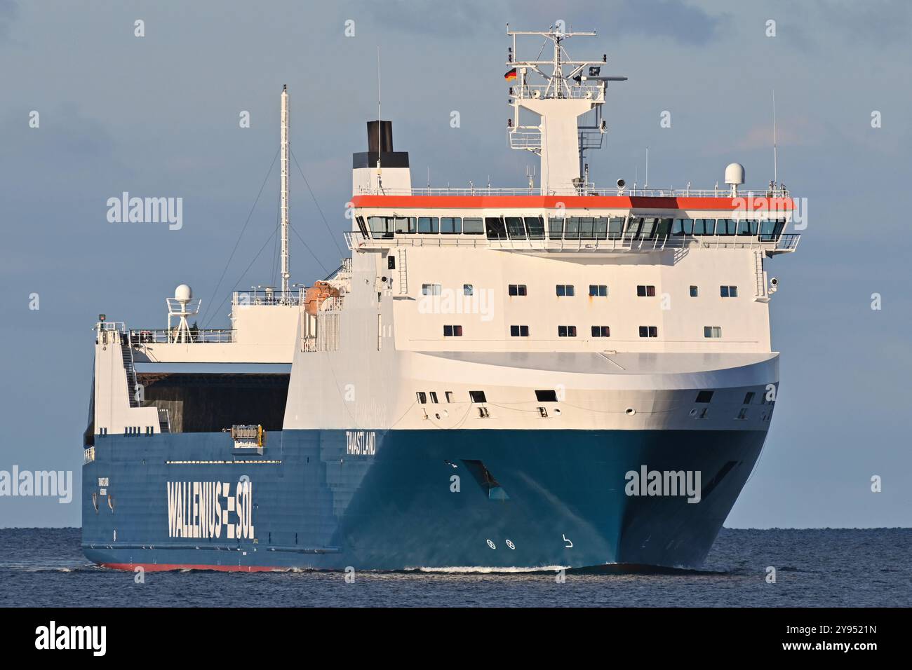 RO-RO Cargo Ship TAVASTLAND at the Kiel Fjord Stock Photo - Alamy