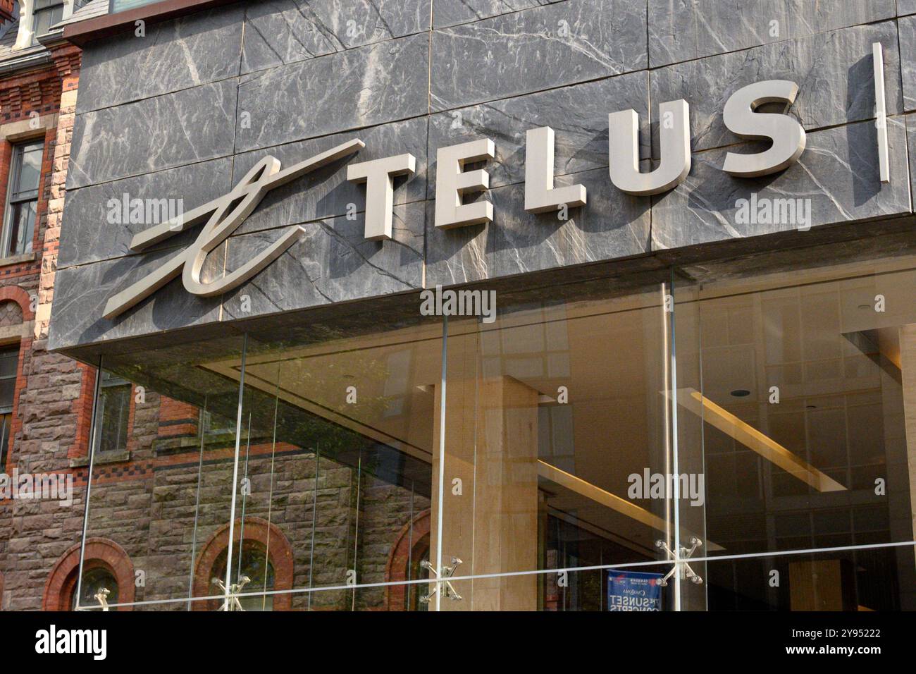 Toronto, ON, Canada – August 3, 2024: Telus Communications Inc. is the ...