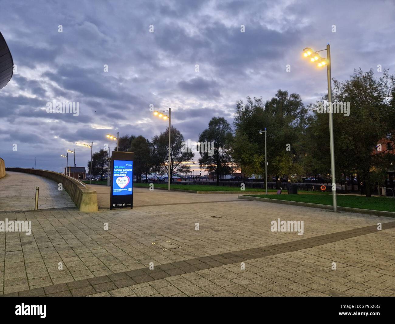 Modern arena venue in Liverpool, UK Stock Photo - Alamy