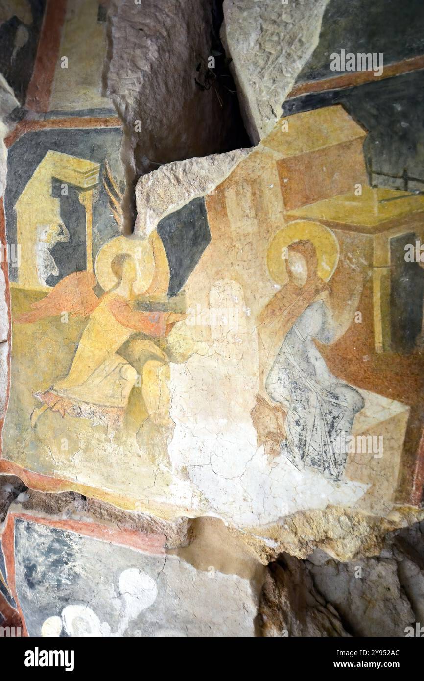 Interior, Rock-hewn Churches of Ivanovo, Ivanovski skalni tsarkvi, Ruse ...