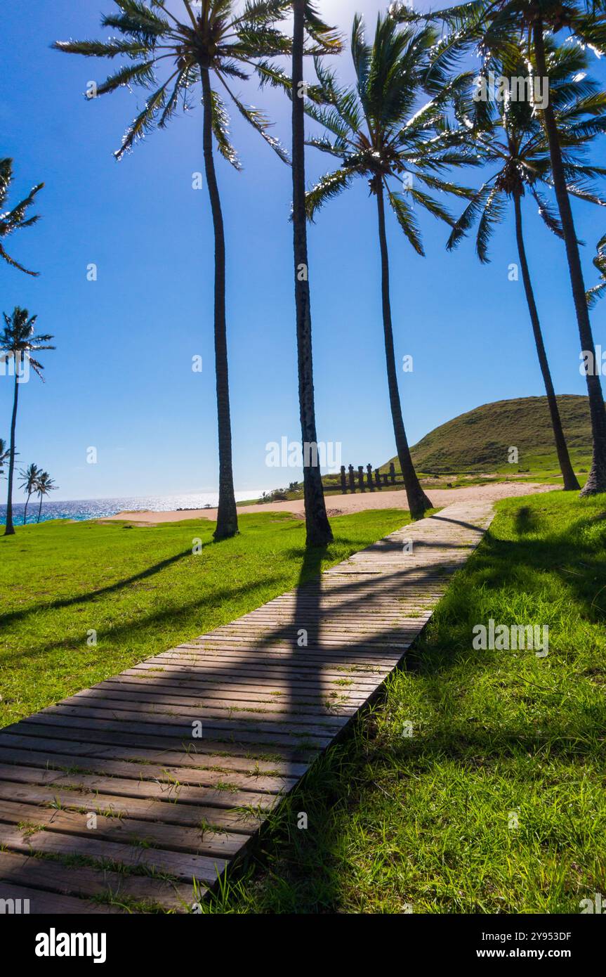 Playa de anakena hi-res stock photography and images - Alamy