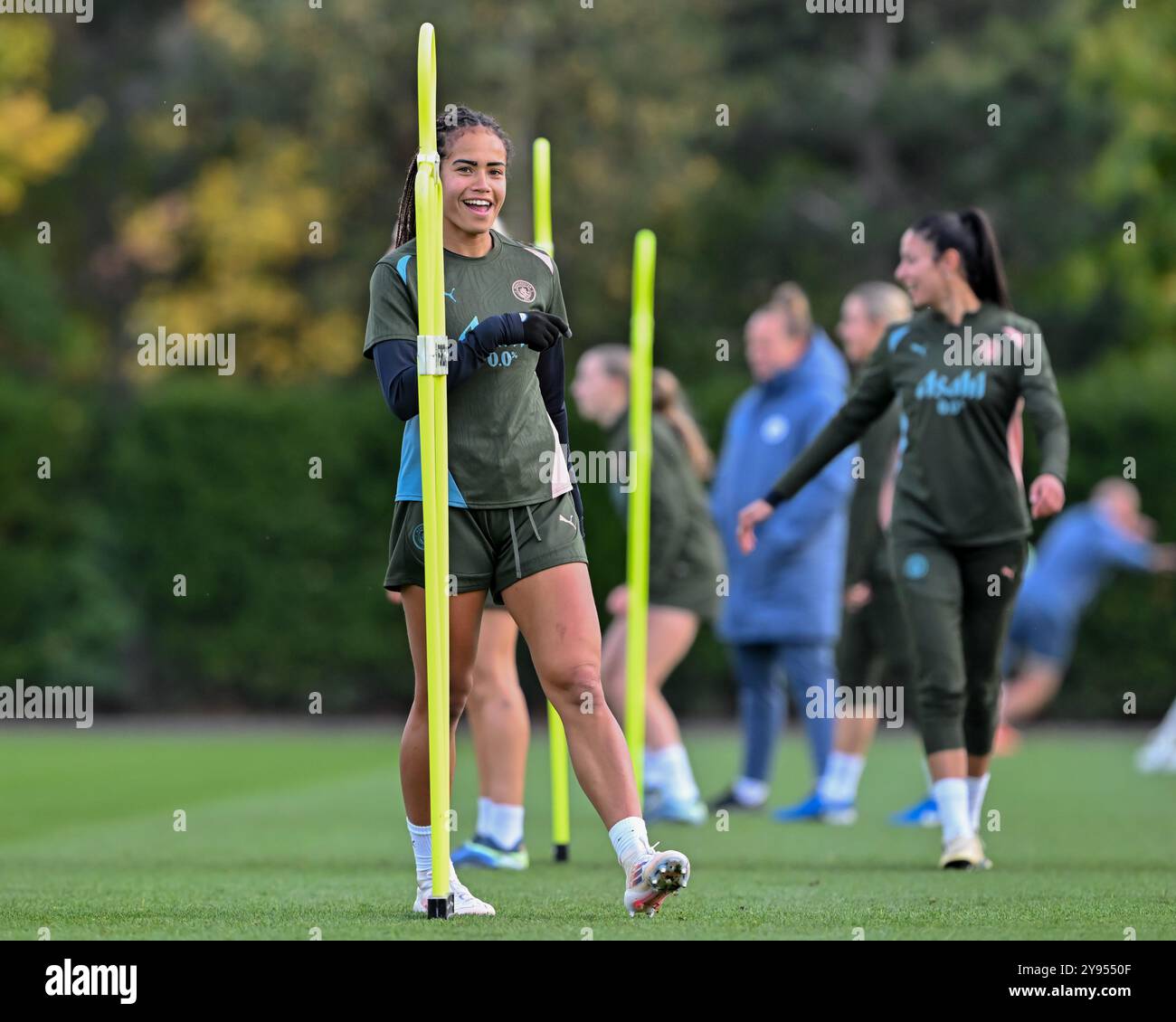 Mary Fowler of Manchester City Women all smiles during Manchester City ...