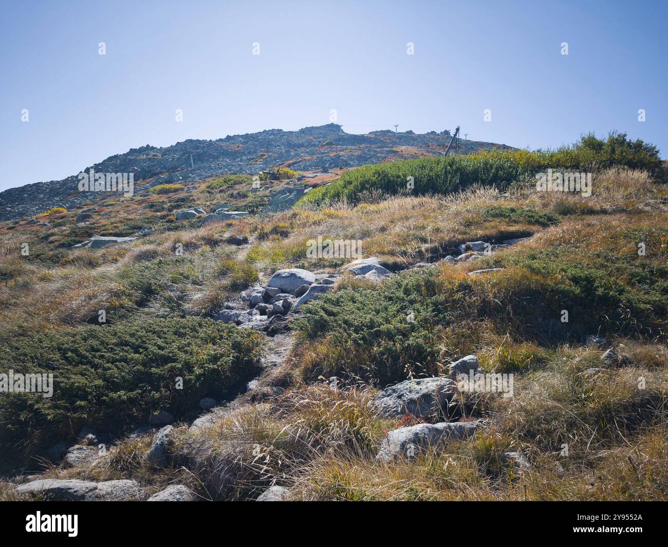 Amazing Autumn panorama of Vitosha Mountain near Cherni Vrah peak ...
