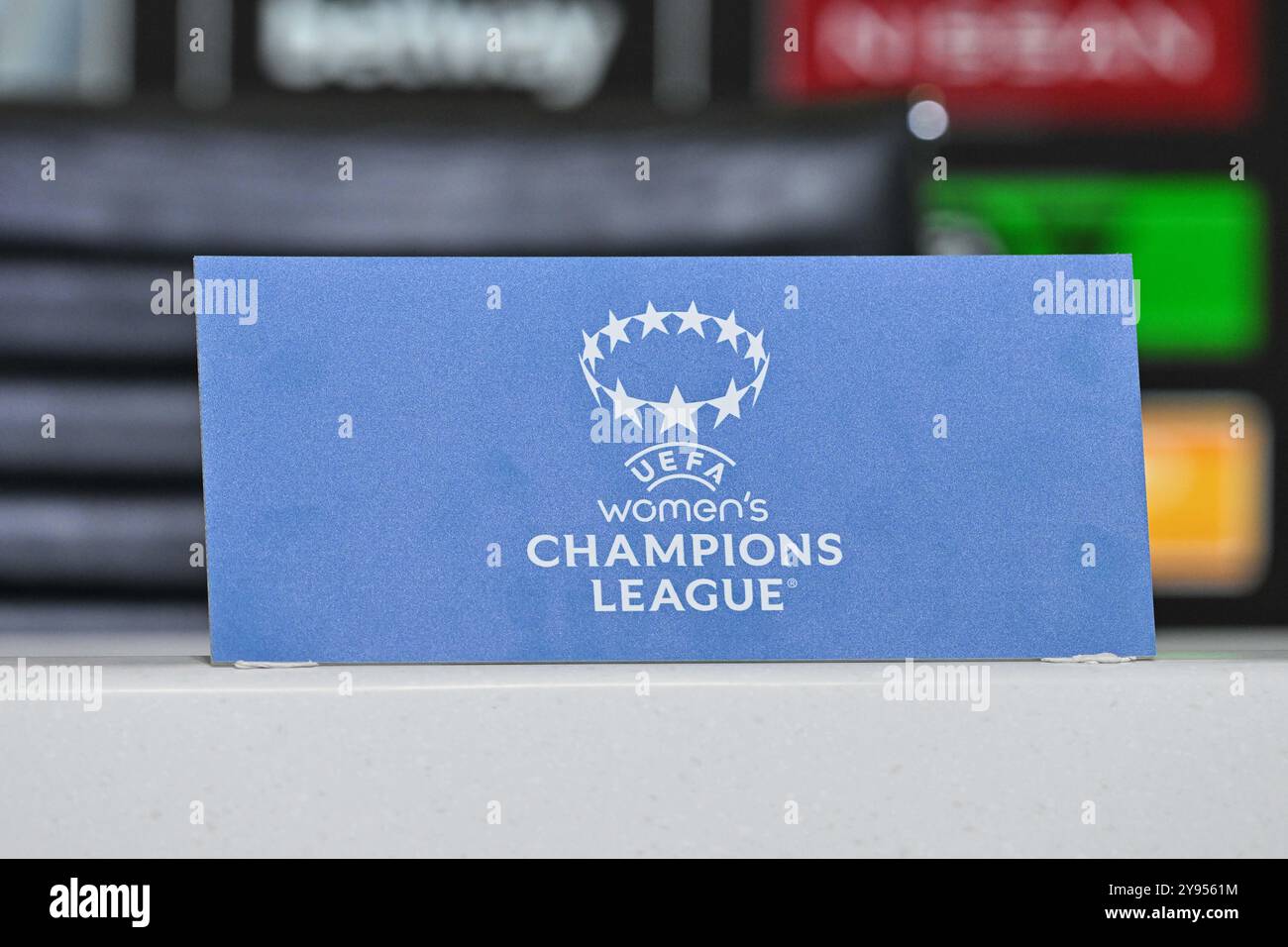 UEFA Women Champions league sign ahead of the Barcelona Women's ...