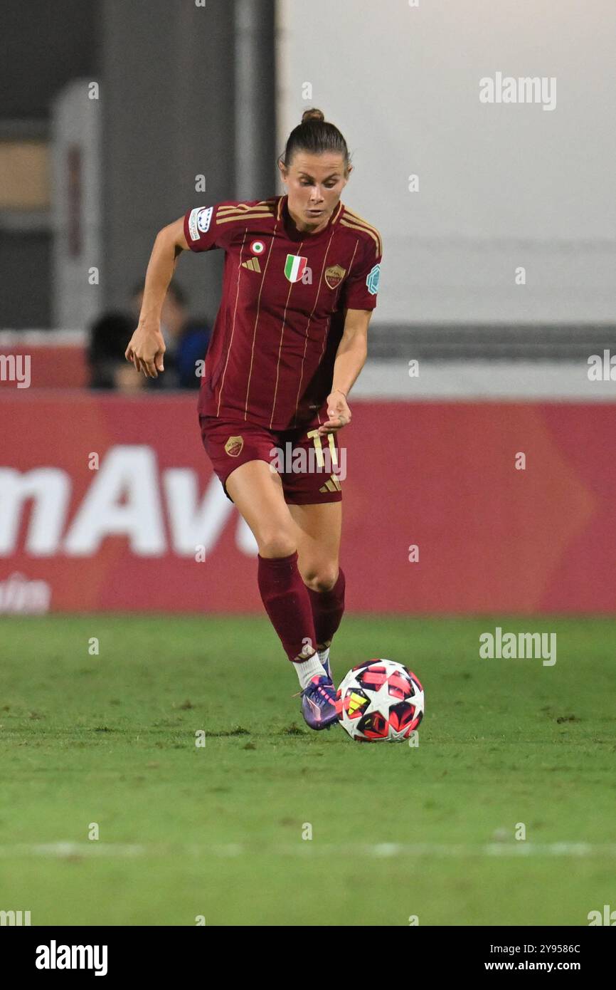 Emilie Haavi of A.S. Roma Women during the Women Champion League Rome ...