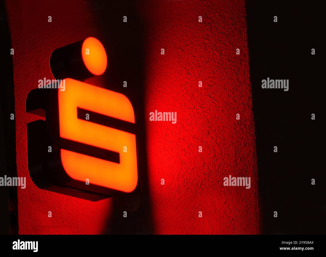 Sparkasse GER, 20241008, Symbolbild, LOGO Sparkasse in Berlin ...