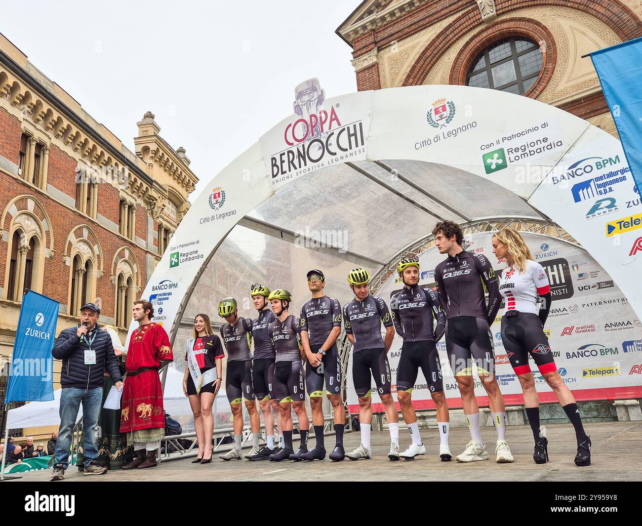 Italy, Legnano, Coppa Bernocchi 2024, Q36.5 PRO CYCLING TEAM Stock ...