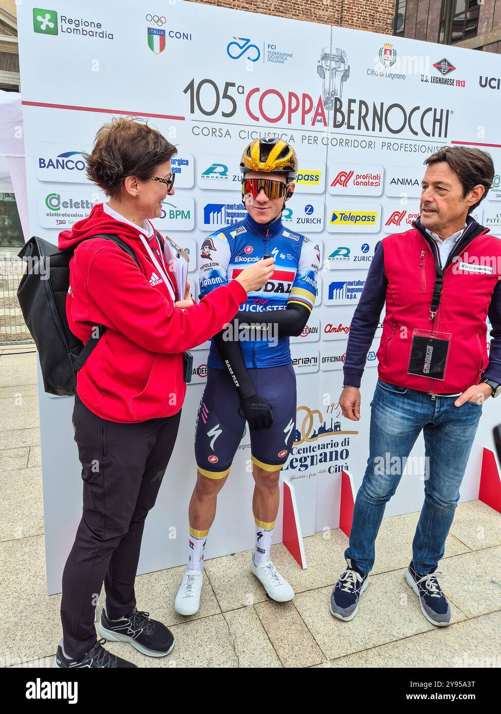 Italy, Legnano, Coppa Bernocchi 2024, Interview with Olympic Champion ...