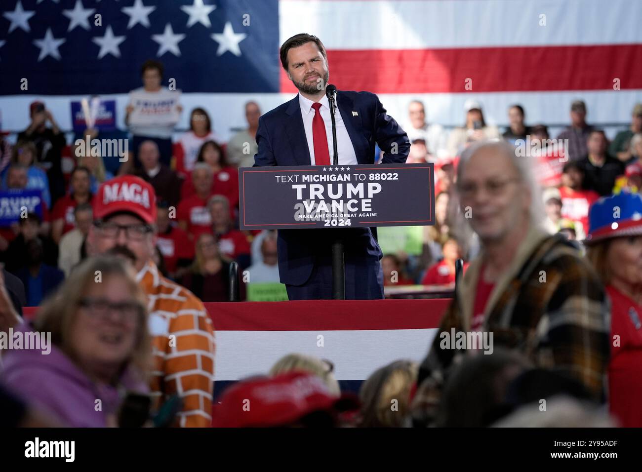 Republican vice presidential nominee Sen. JD Vance, R-Ohio, and ...