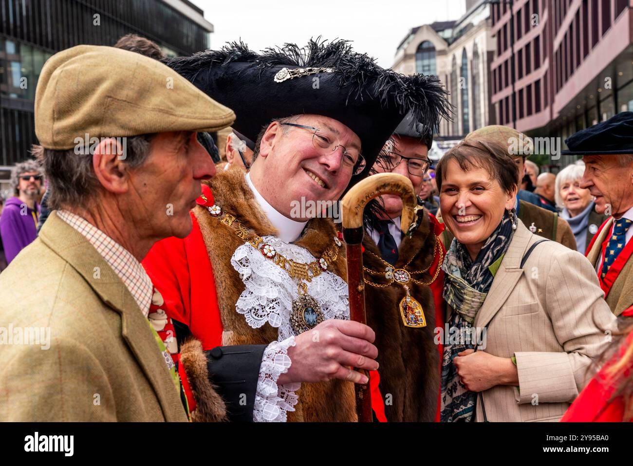 The Lord Mayor of London Michael Mainelli Posing For Photos On ...