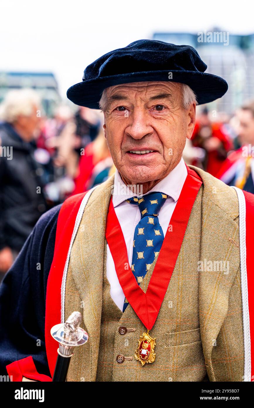 A Portrait Of The Upper Warden At The Annual Sheep Drive & Livery Fair ...