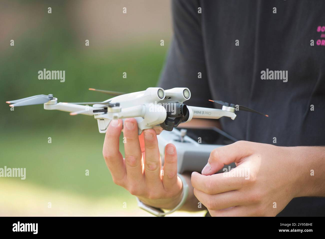 Drone Or Unmanned Aerial Vehicle Uav Small Flying Object In Aviation