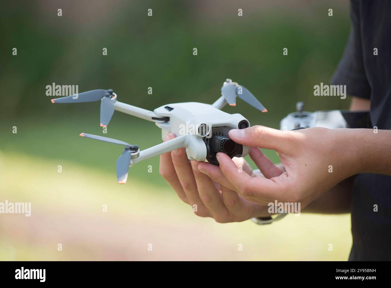 Drone Or Unmanned Aerial Vehicle Uav Small Flying Object In Aviation