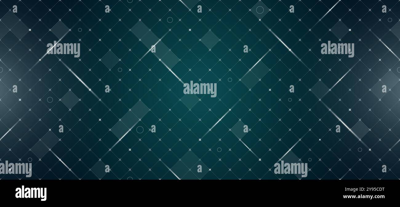 VR HUD futuristic interface rhombus grid. Digital UI screen rhombic ...