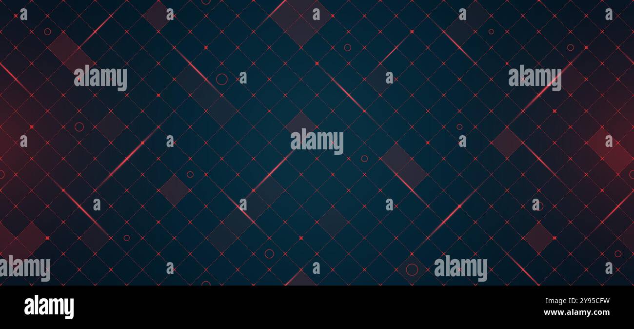VR HUD futuristic interface rhombus grid. Digital UI screen rhombic ...