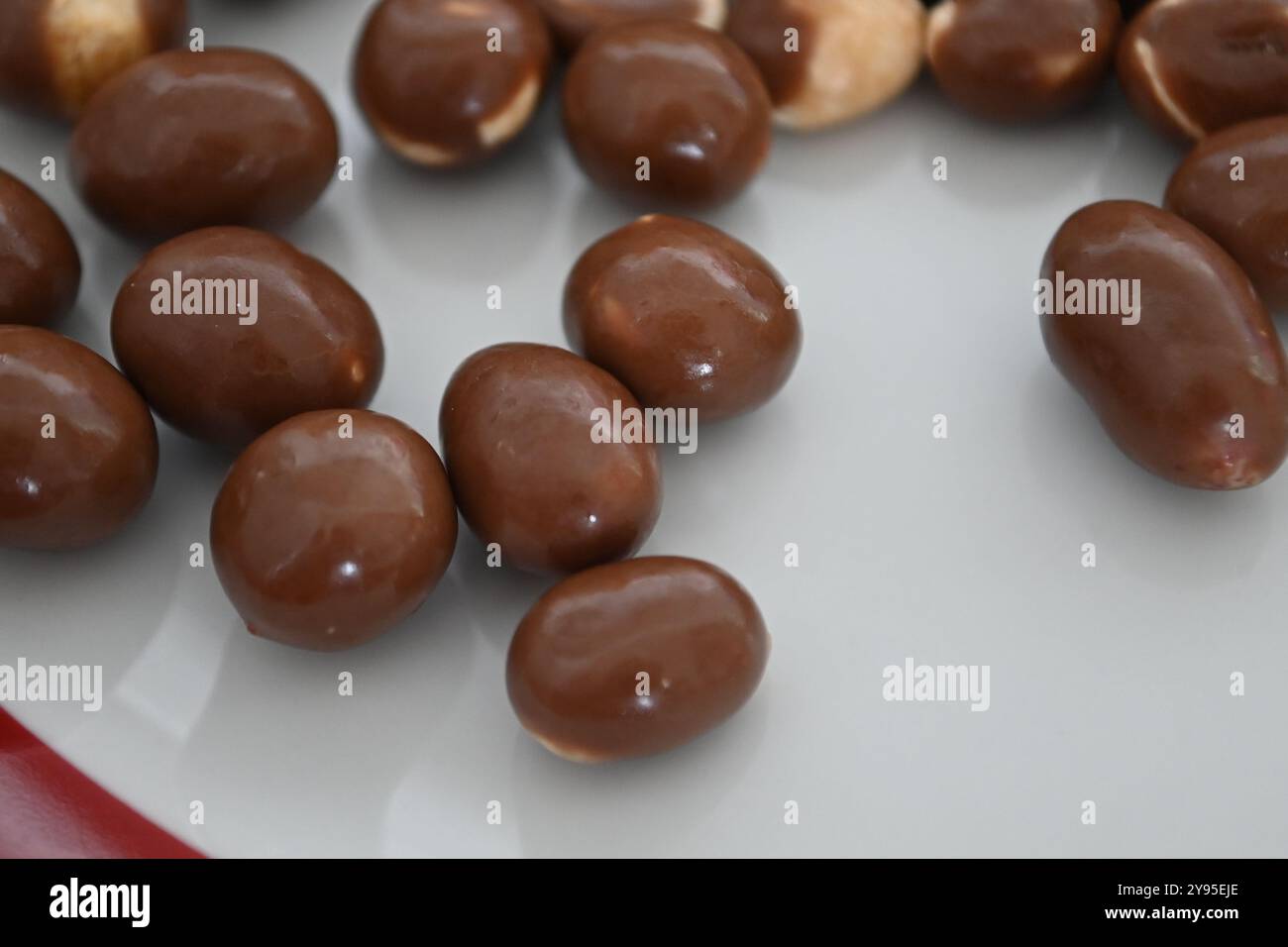 Tiny Chocolate Nuts 12 Stock Photo - Alamy
