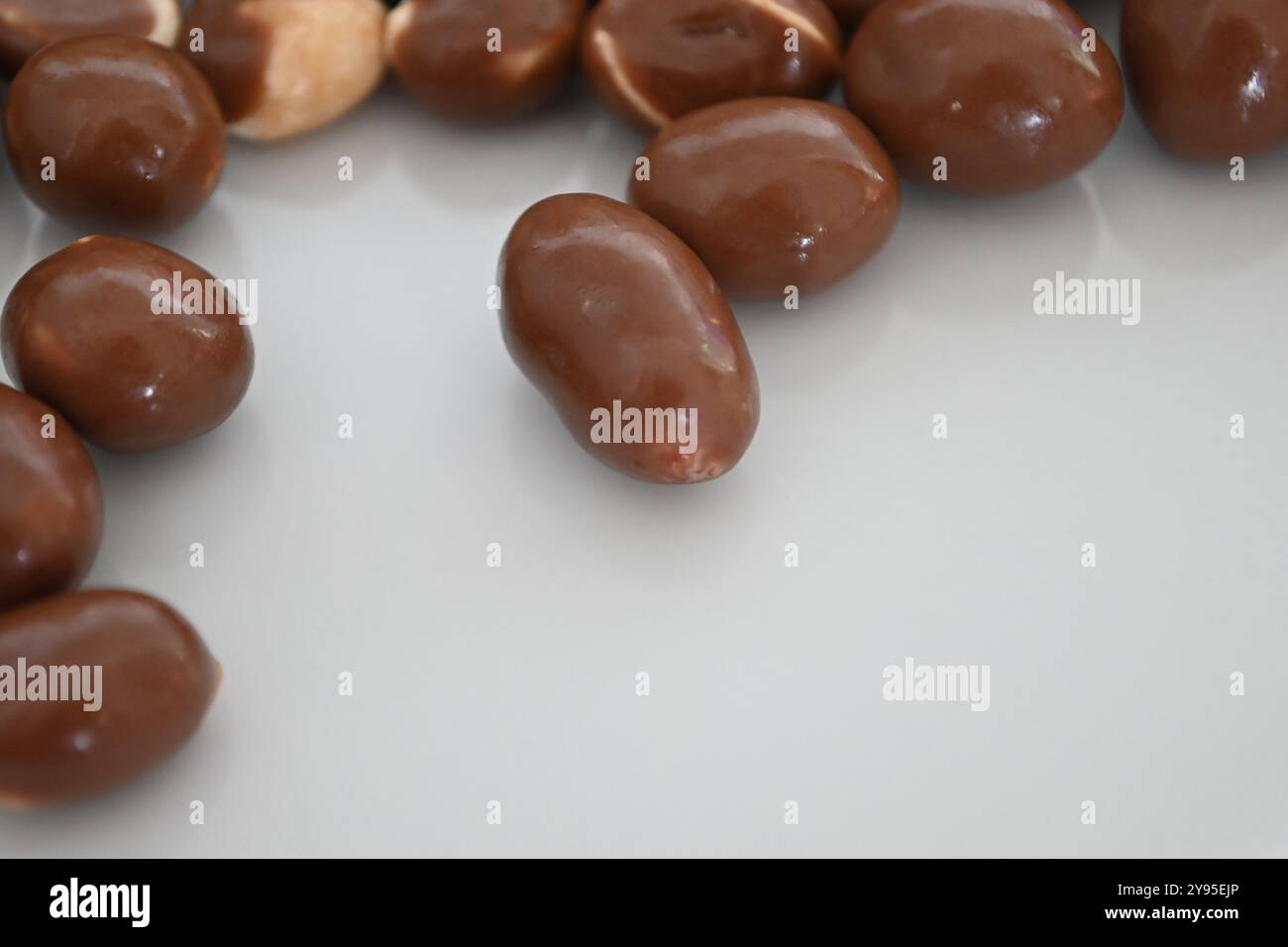 Tiny Chocolate Nuts 10 Stock Photo - Alamy