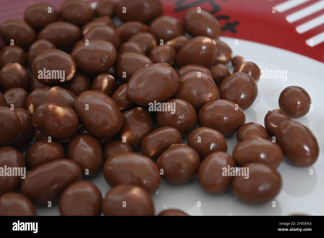 Tiny Chocolate Nuts Stock Photo - Alamy