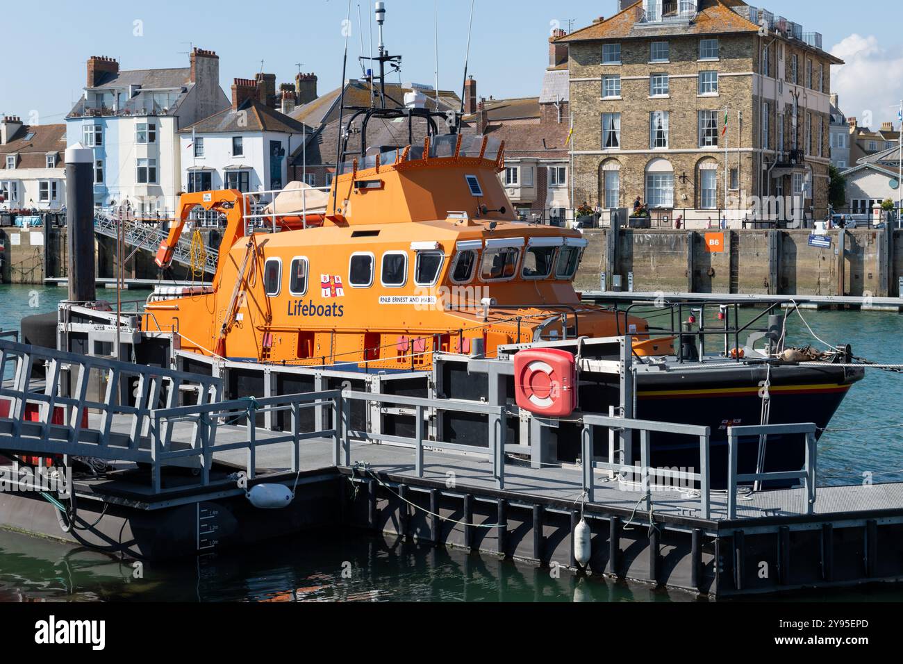 Weymouth.Dorset.United Kingdom.September 21st 2024.A Seven class rescue ...
