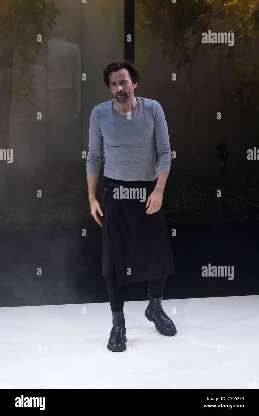 David Tennant during the curtain call at the West End opening night of ...