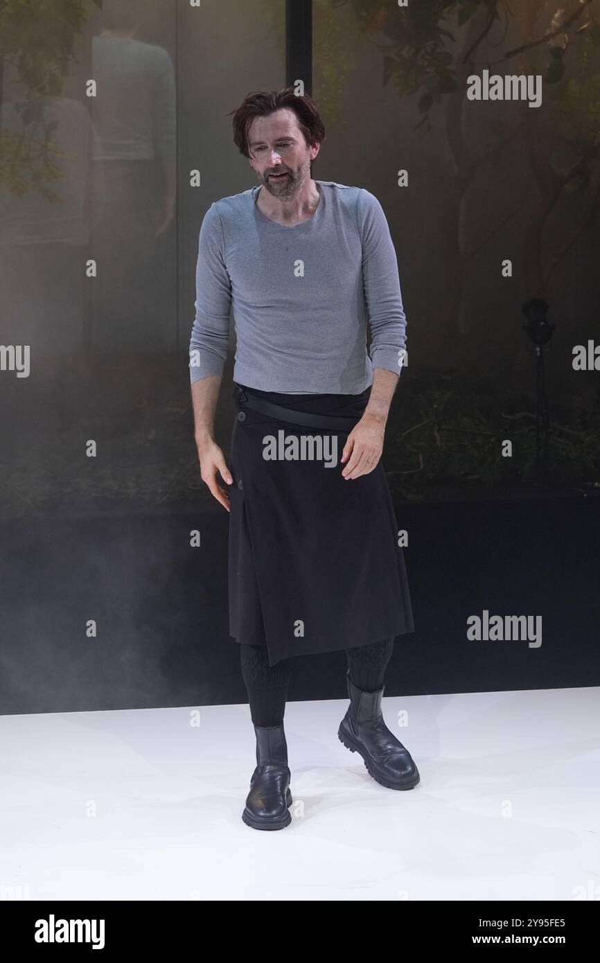 David Tennant during the curtain call at the West End opening night of ...