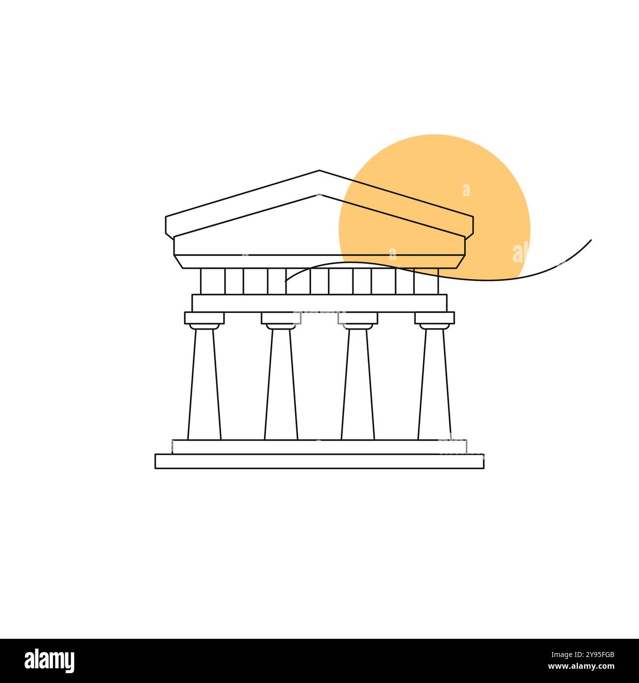Pantheon side view Stock Vector Images - Alamy