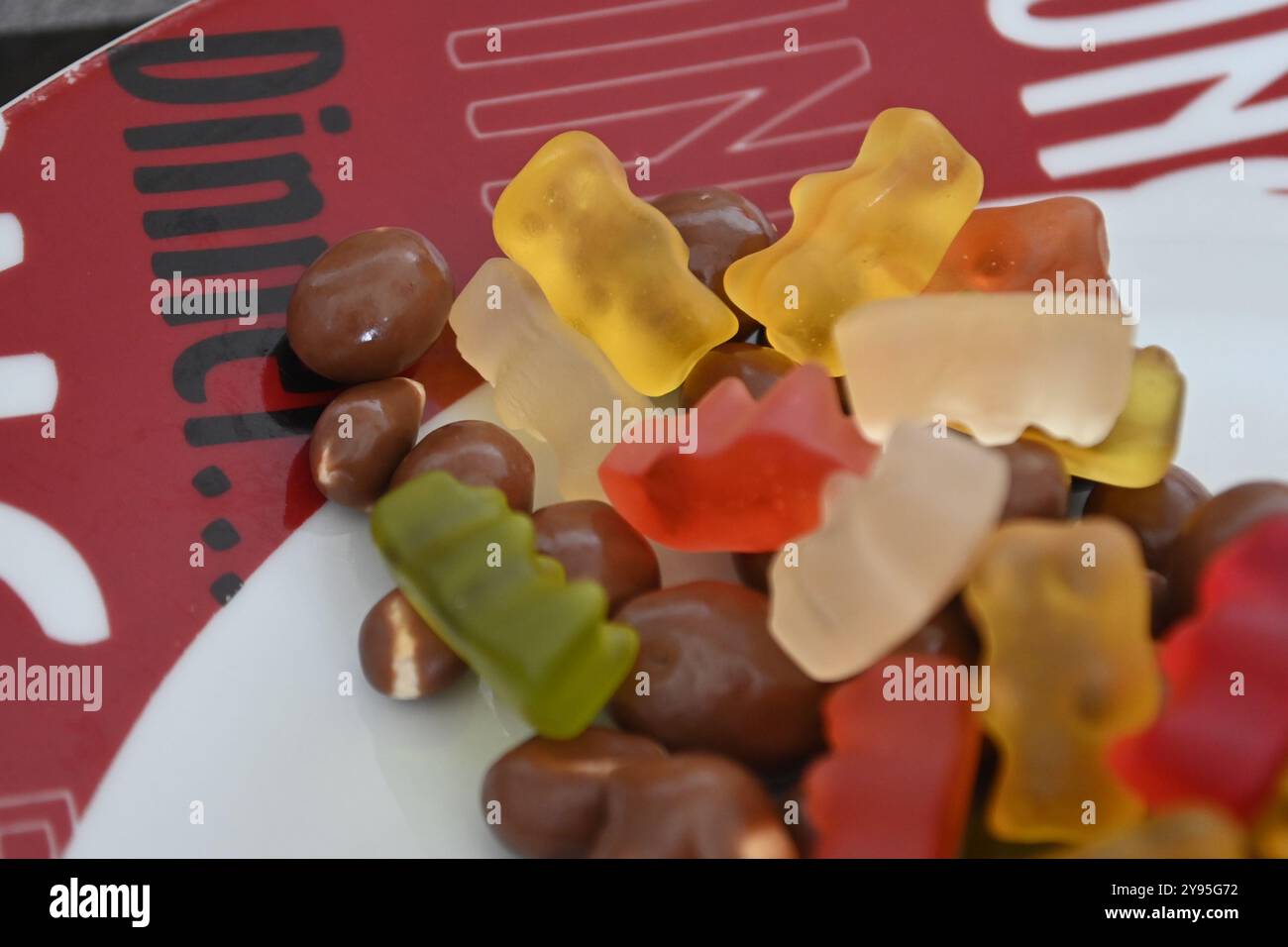 Jelly Babies and Chocolates 9 Stock Photo - Alamy