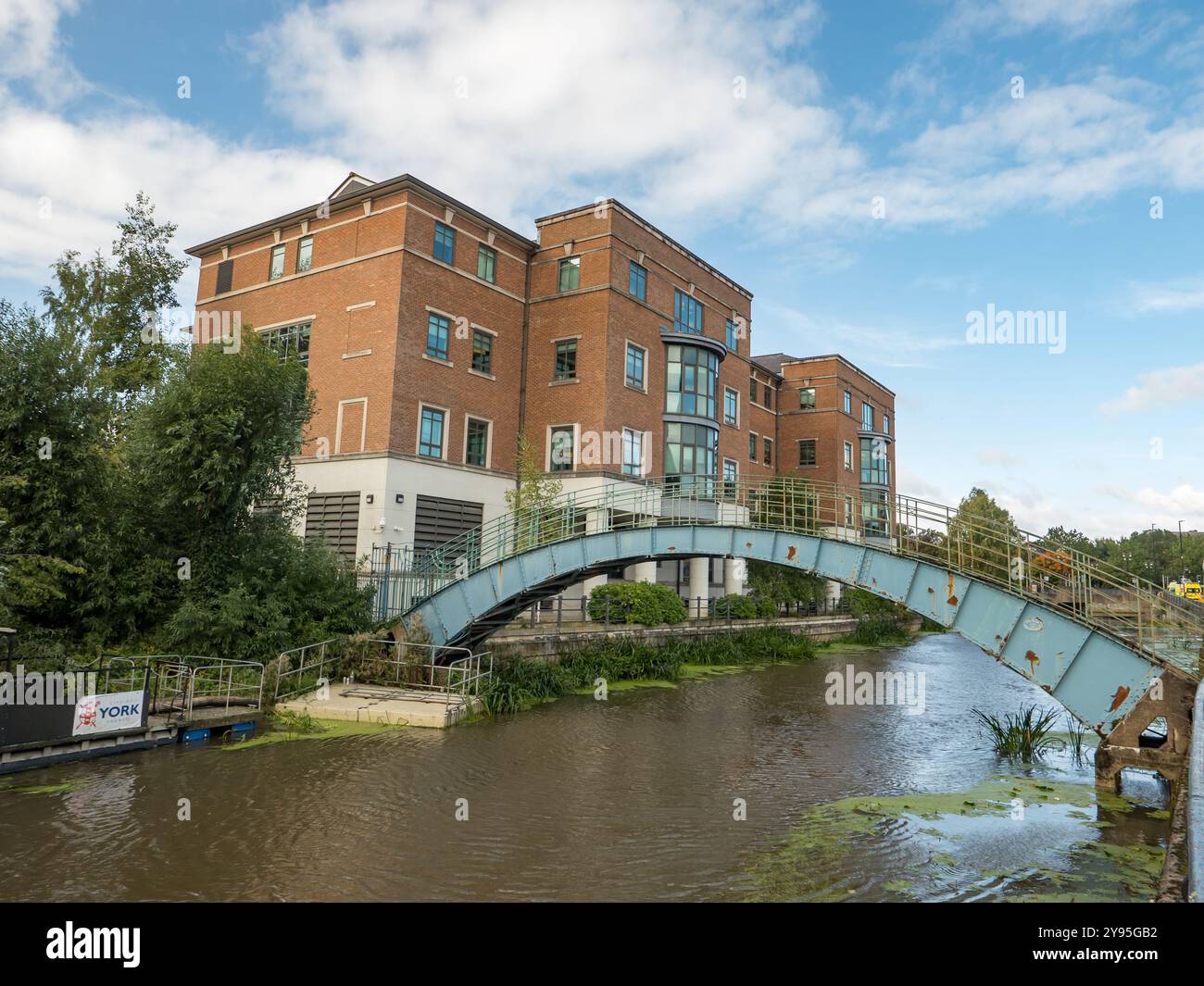 Defra pedestrian Bridge, York Stock Photo - Alamy