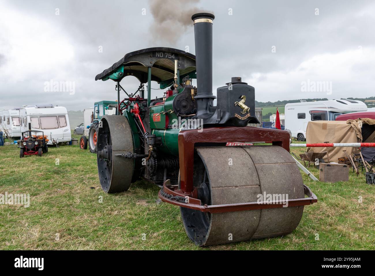 Low Ham.Somerset.United Kingdom.July 20th 2024.A 1902 Aveling and ...