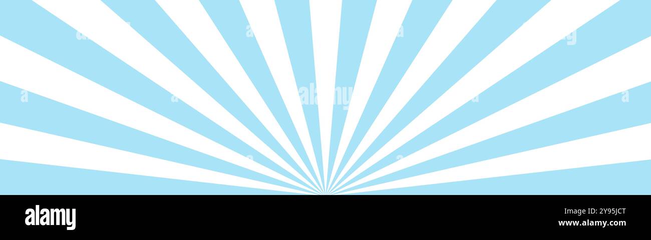 Sunrays, sunbeam rays web banner, lines background, light Stock Vector ...