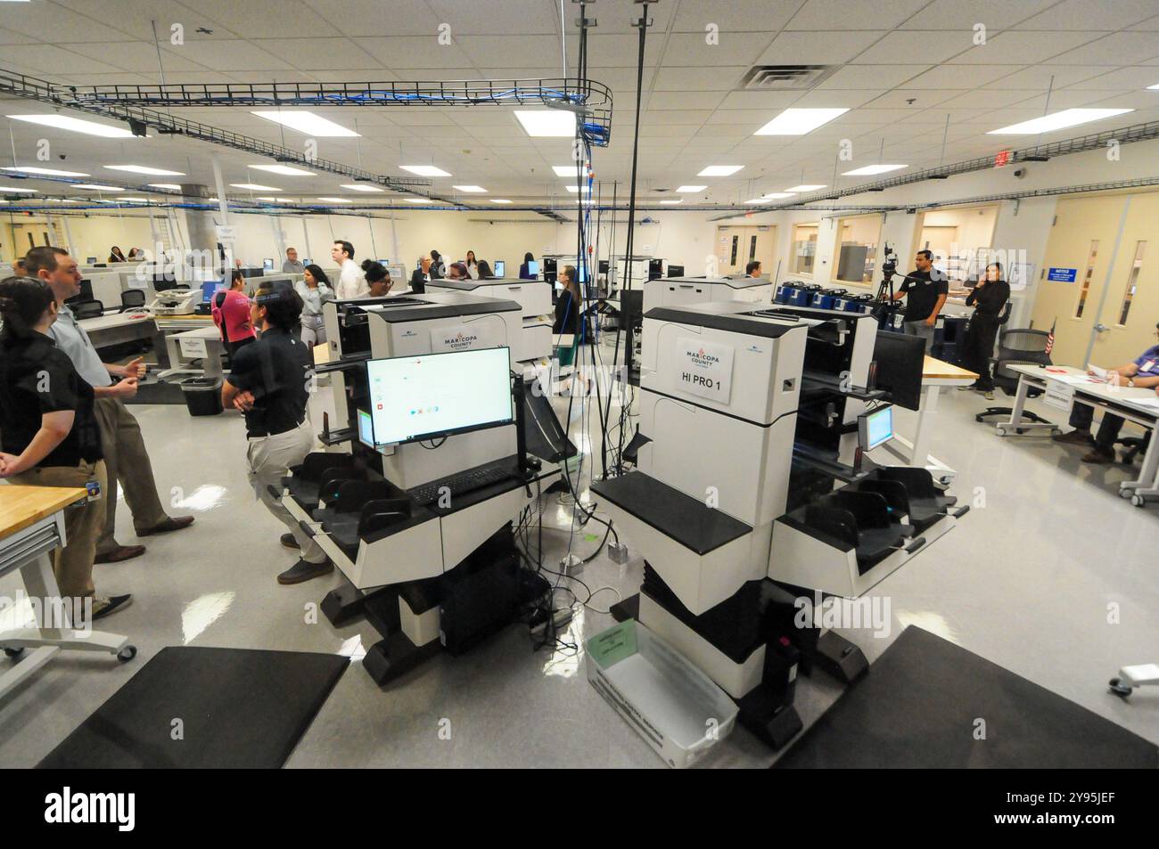 Ballot counting arizona hi-res stock photography and images - Alamy