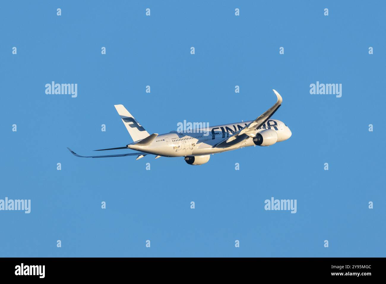 A Finnair Airbus a350 taking off from Helsinki Airport Stock Photo - Alamy