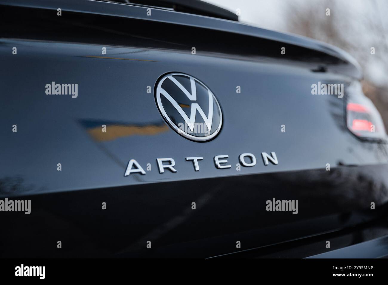Vinnitsa, Ukraine - January 22, 2024 : Close-up view of Volkswagen ...