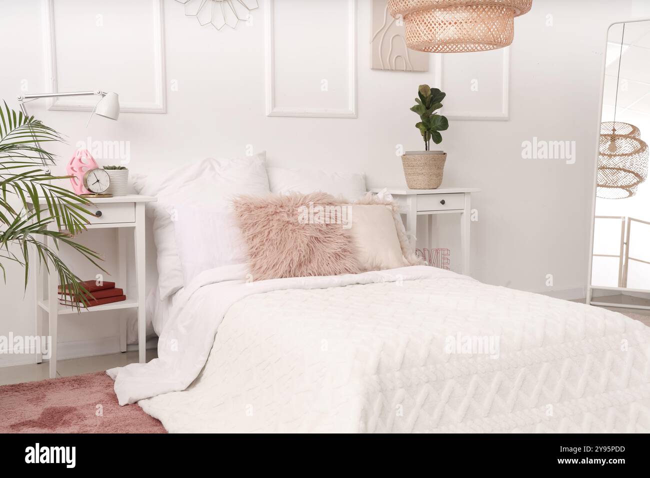 Stylish teenager’s bedroom hi-res stock photography and images - Alamy