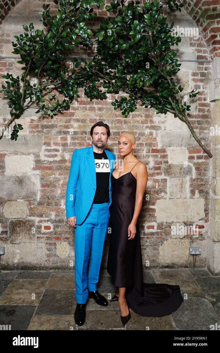David Tennant and Cush Jumbo following the West End opening night of ...